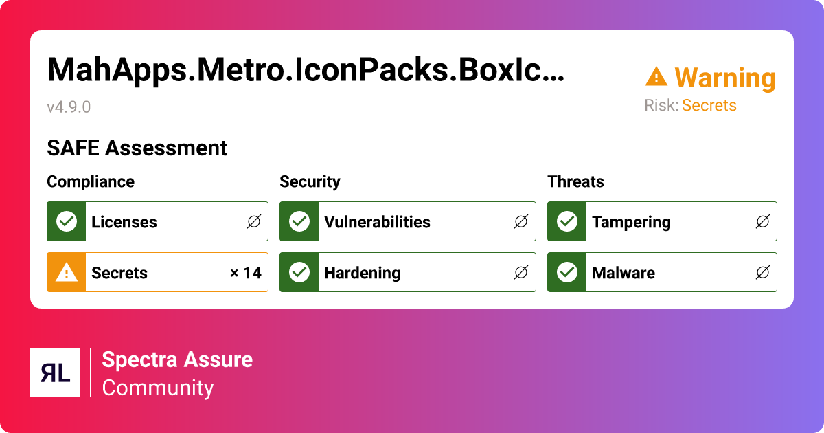 Mahappsmetroiconpacksboxicons490 Nuget Reversinglabs Spectra 0777