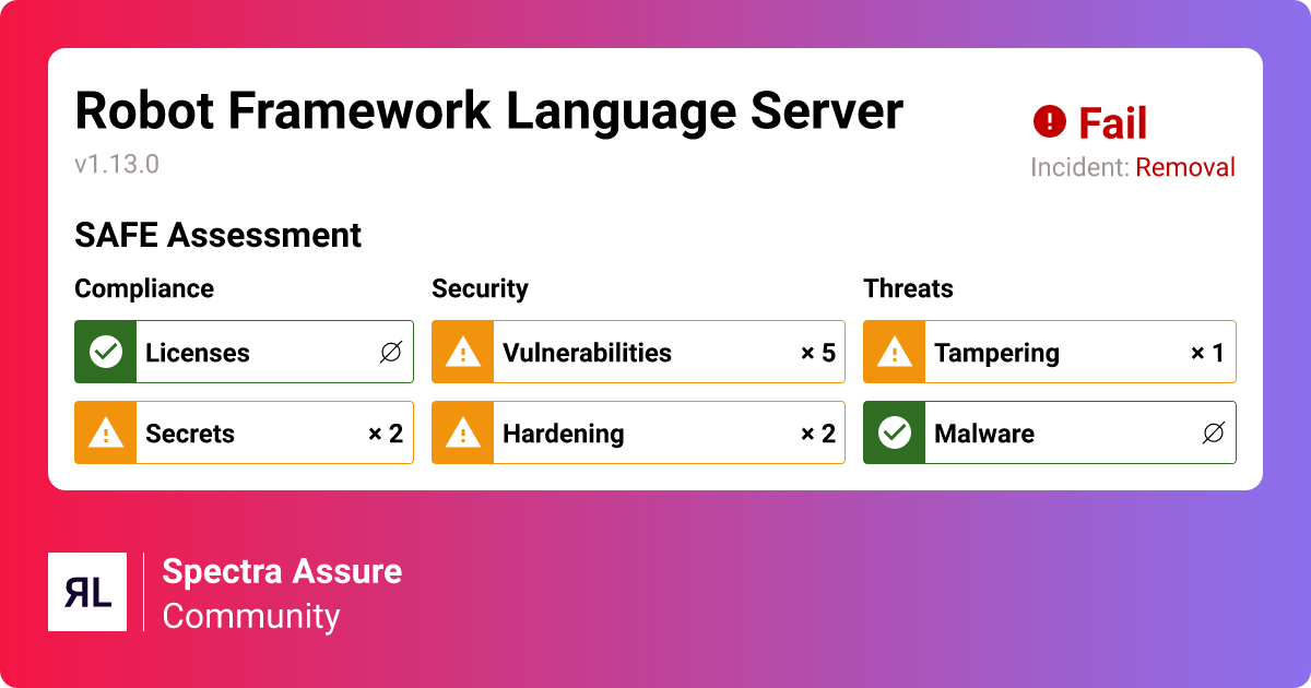 Robot Framework Language Server - Visual Studio Code | ReversingLabs ...